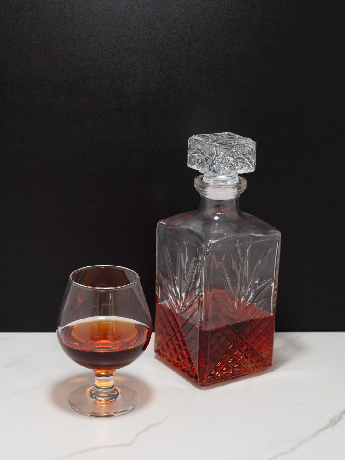 Glass of Fake Brandy - Etsy