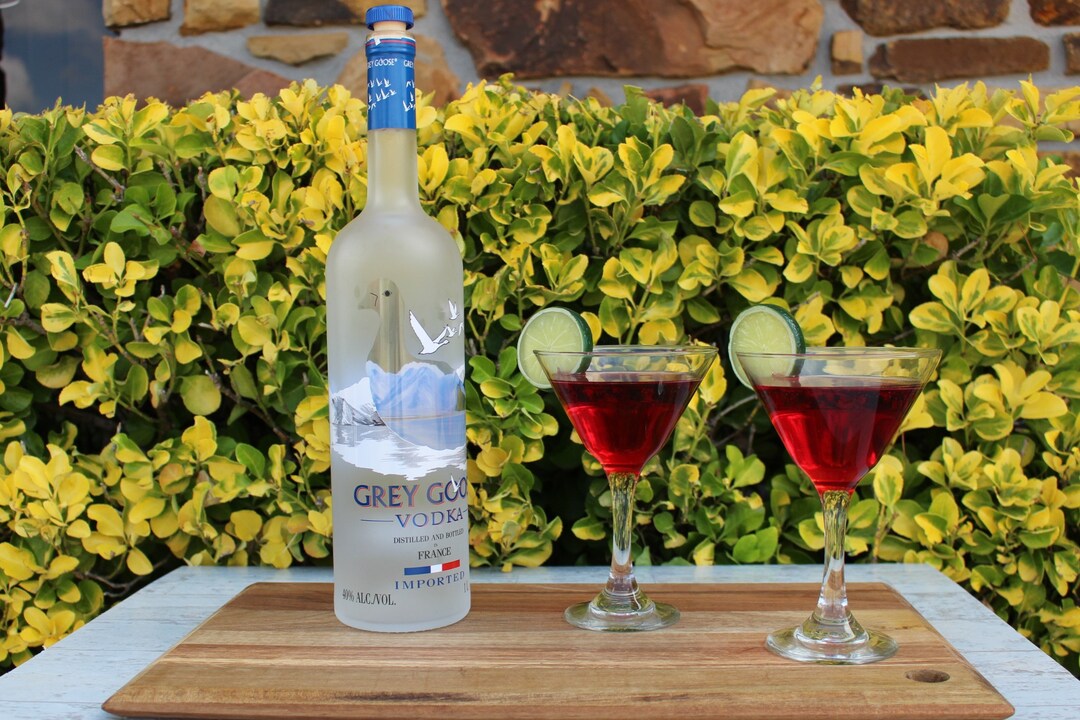 Filled Bottle of Fake Vodka and Cocktail Set - Etsy