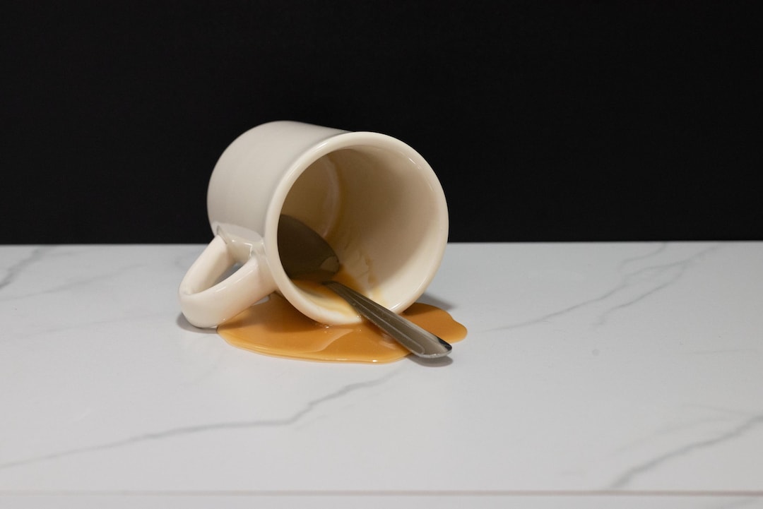 Fake Spilled Coffee Mug - Etsy