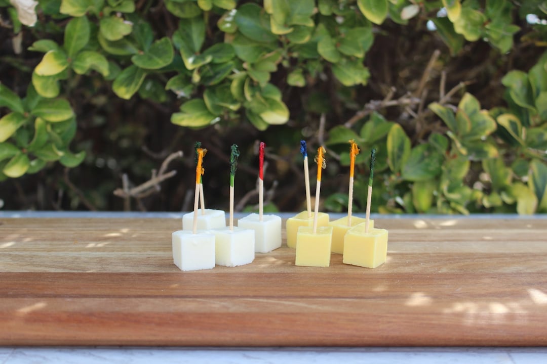 Fake Mixed Cheddar Cheese Cubes set of 8 - Etsy