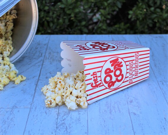Spilled Box of Popcorn - Etsy