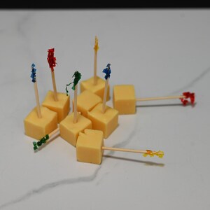 Fake Cheddar Cheese Cubes (set of 8) - Etsy