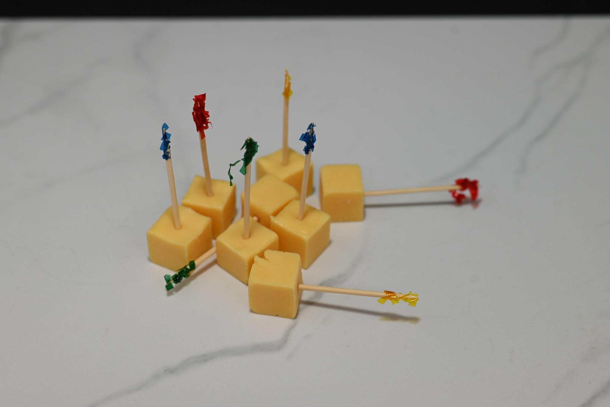 Fake Cheddar Cheese Cubes (set of 8) - Etsy