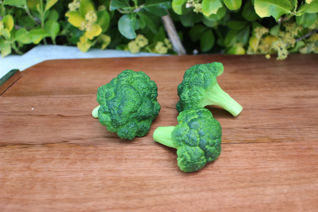 Fake Broccoli Florets set of 3 - Etsy