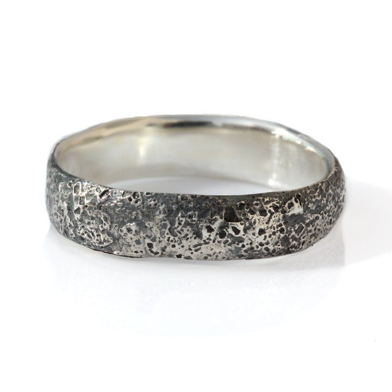 Oxidized Silver Ring - Etsy