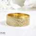 14k Gold Hammered Rustic Men Wedding Band, 7mm Handcrafted Classic ...