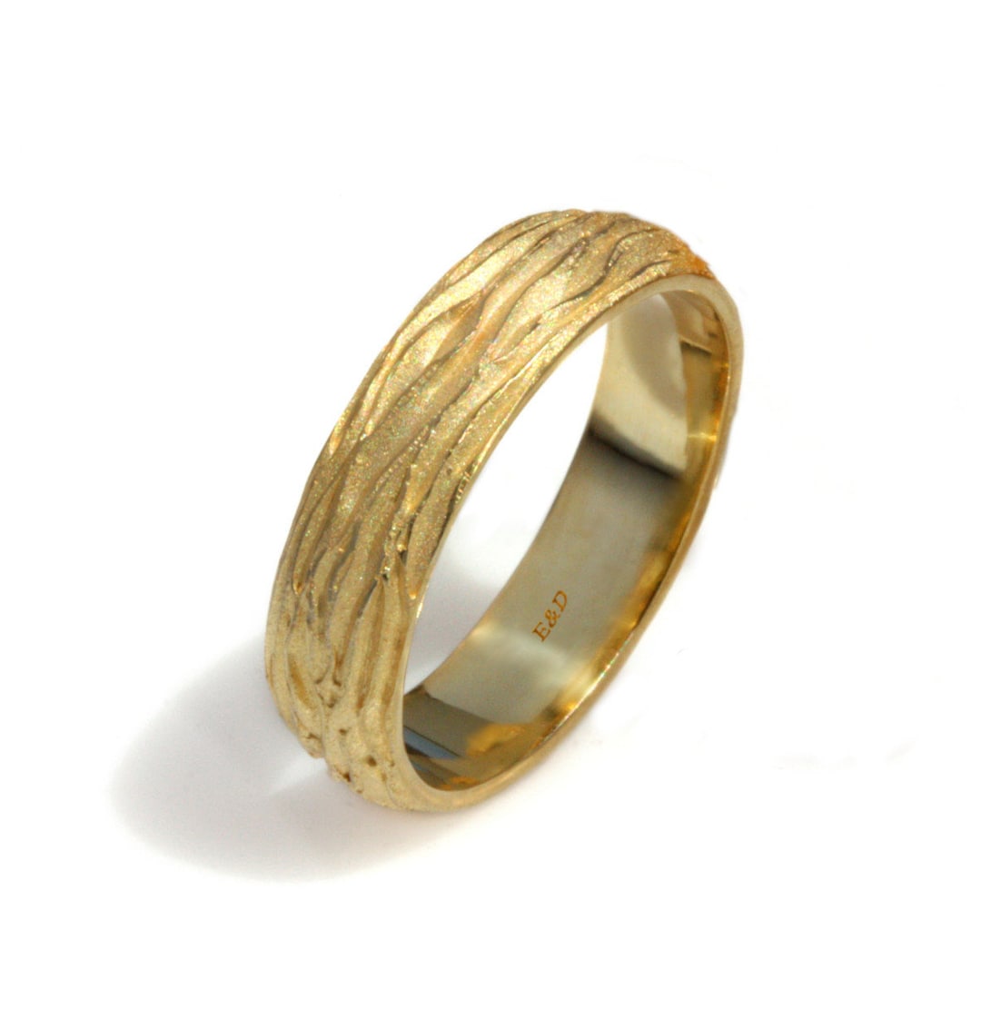 Wide Twig Ring Nature Inspired Organic Tree Branch Textured - Etsy