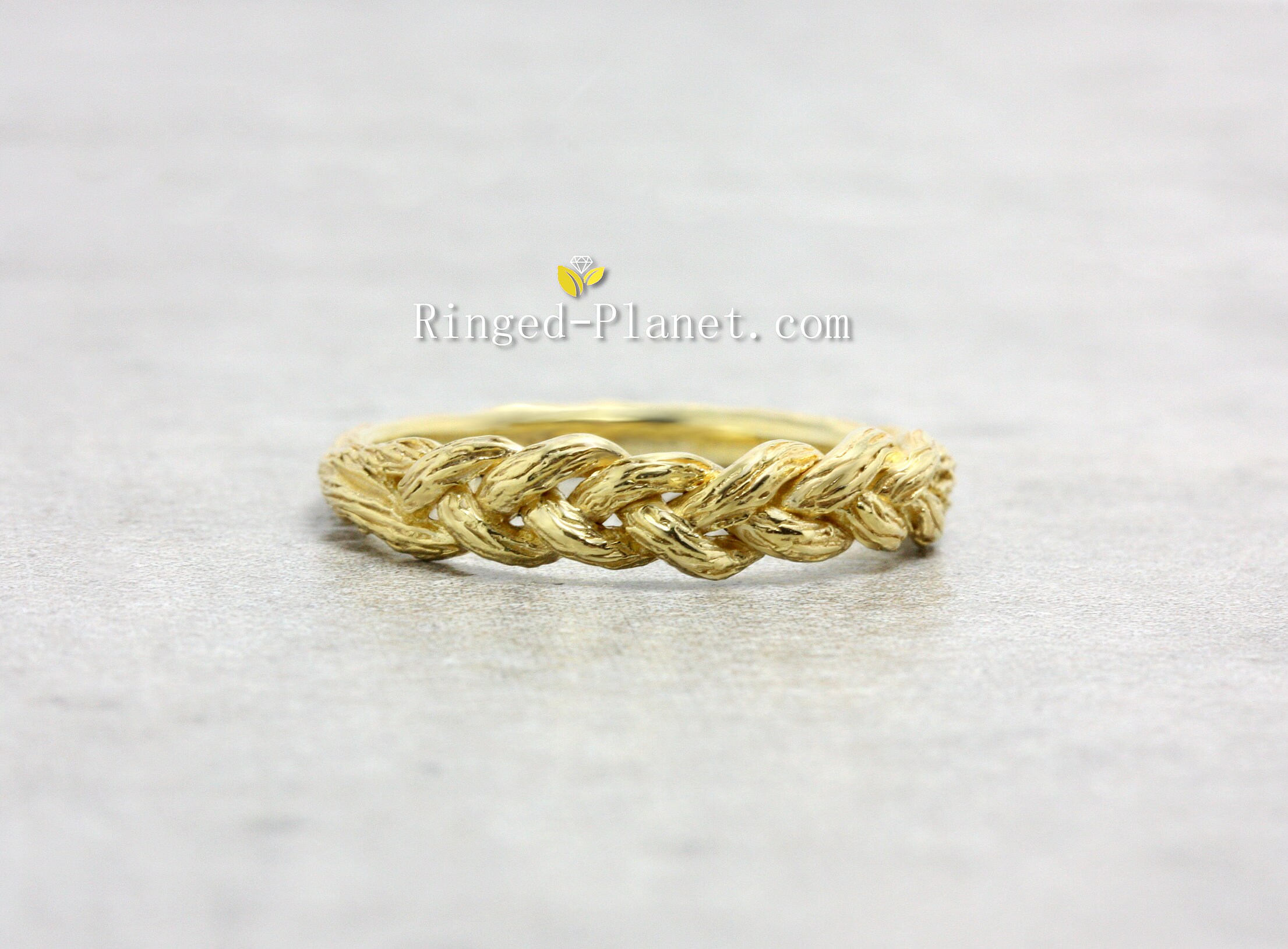 Braided Twist Branch, Twig Braid Wedding Ring, Celtic Branch Wedding ...