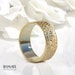 14k Gold Hammered Rustic Men Wedding Band, 7mm Handcrafted Classic ...