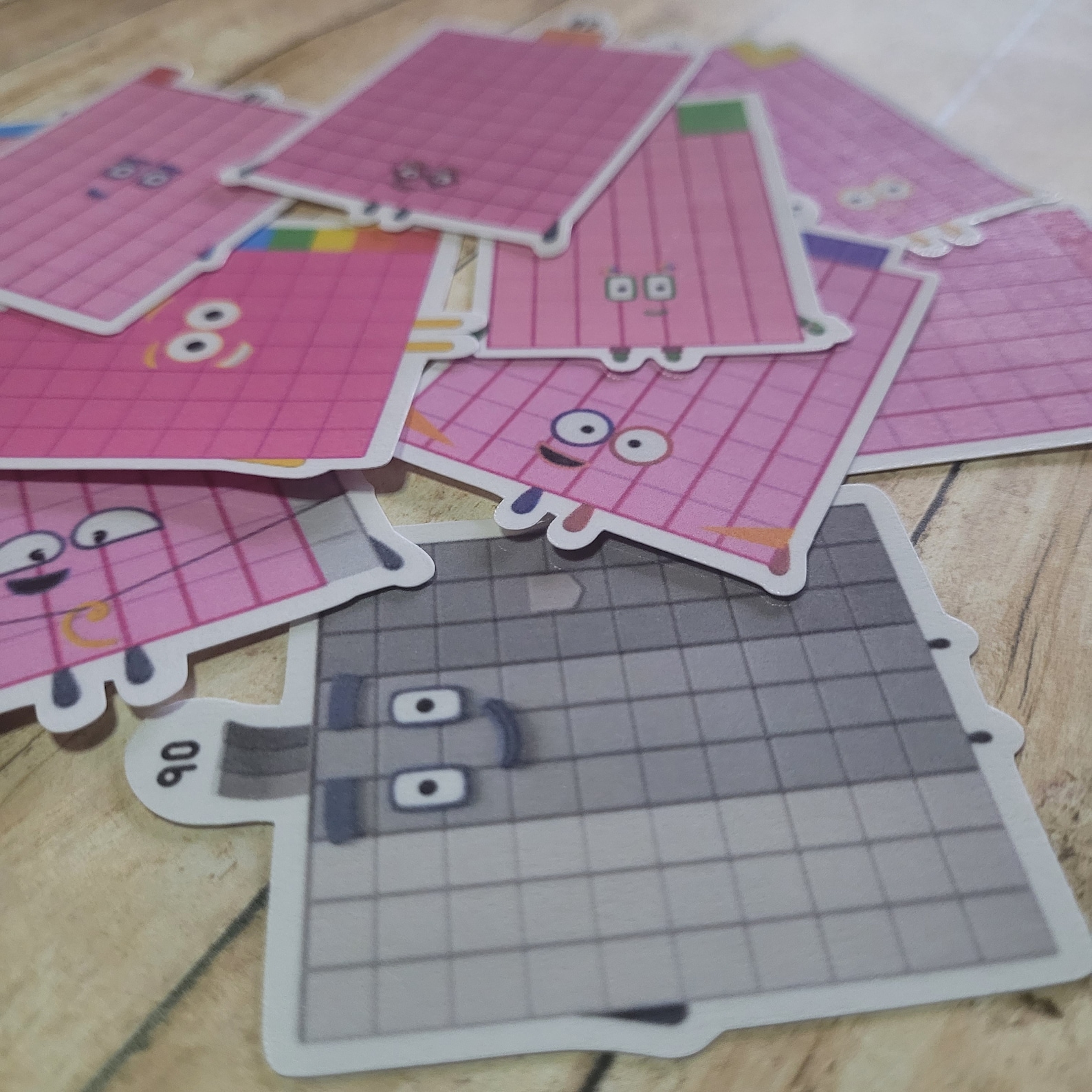 Numberblocks 81-90 Stickers - Etsy