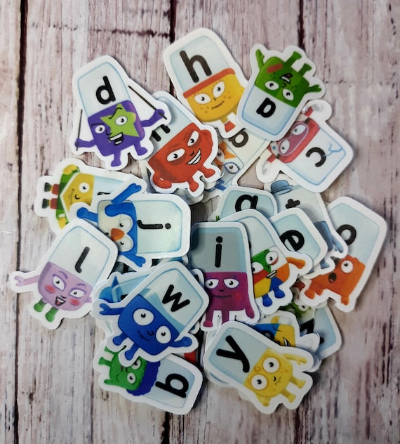 Alphablocks A-Z Magnets. | Etsy