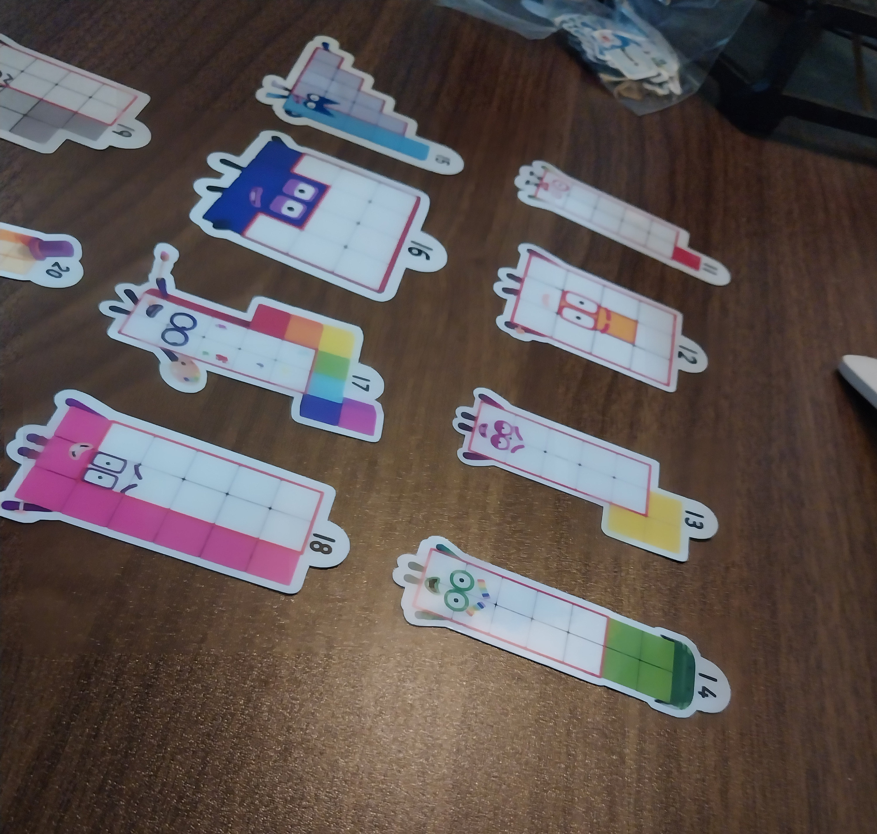 Numberblocks 11-20 Magnets - Etsy
