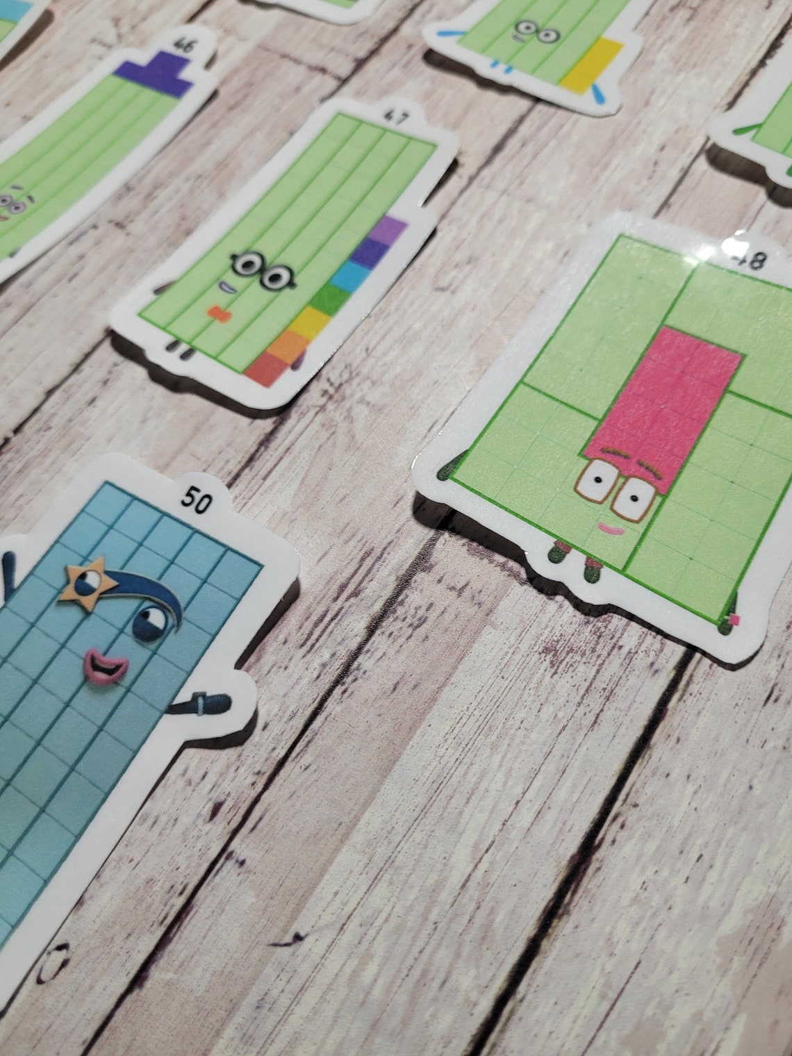 Numberblocks 41-50 - Etsy