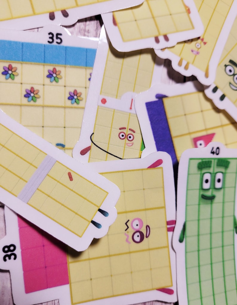 Numberblocks 31-40 - Etsy