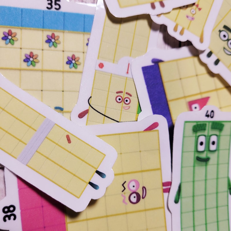 Numberblocks 31 40 - Etsy