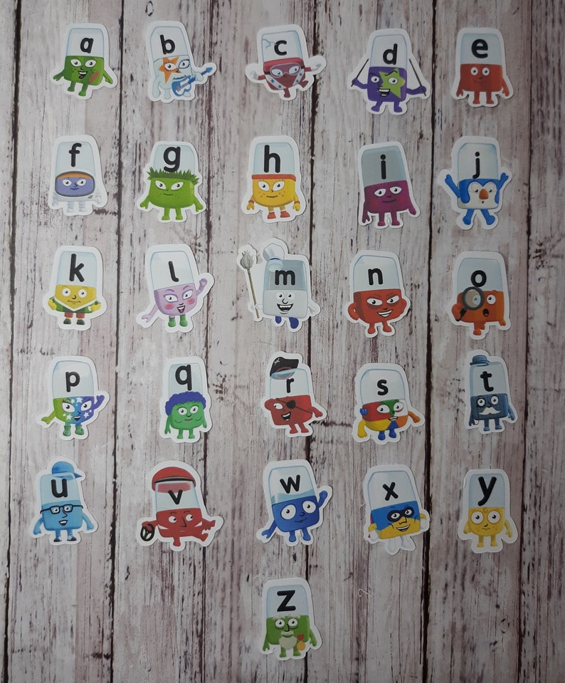 Alphablocks A-Z Papercraft - Etsy