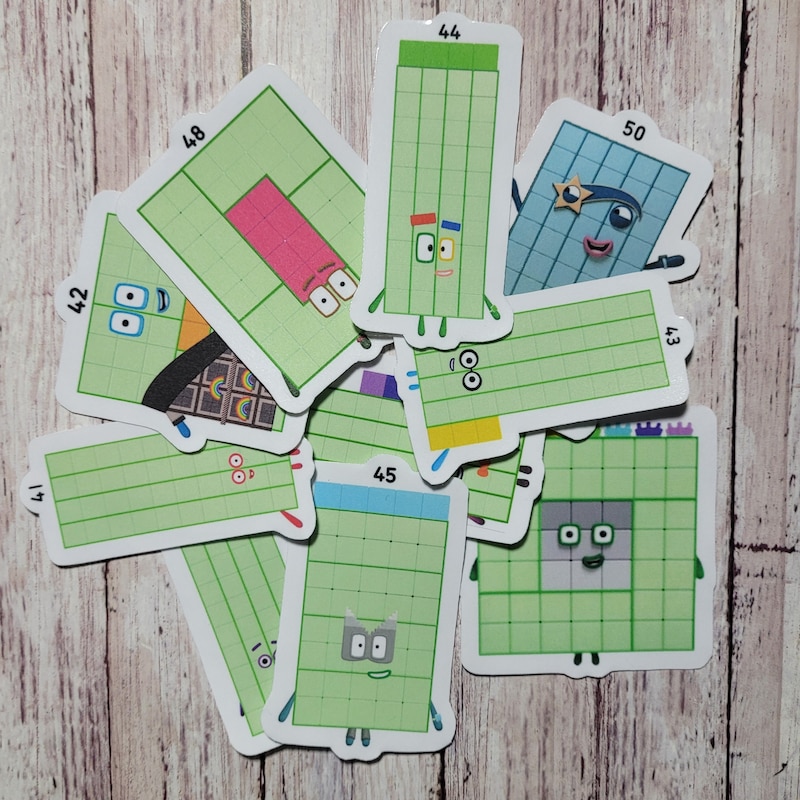 Numberblocks 31 40 - Etsy