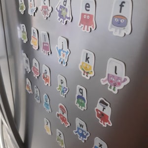 Alphablocks A-Z Magnets - Etsy