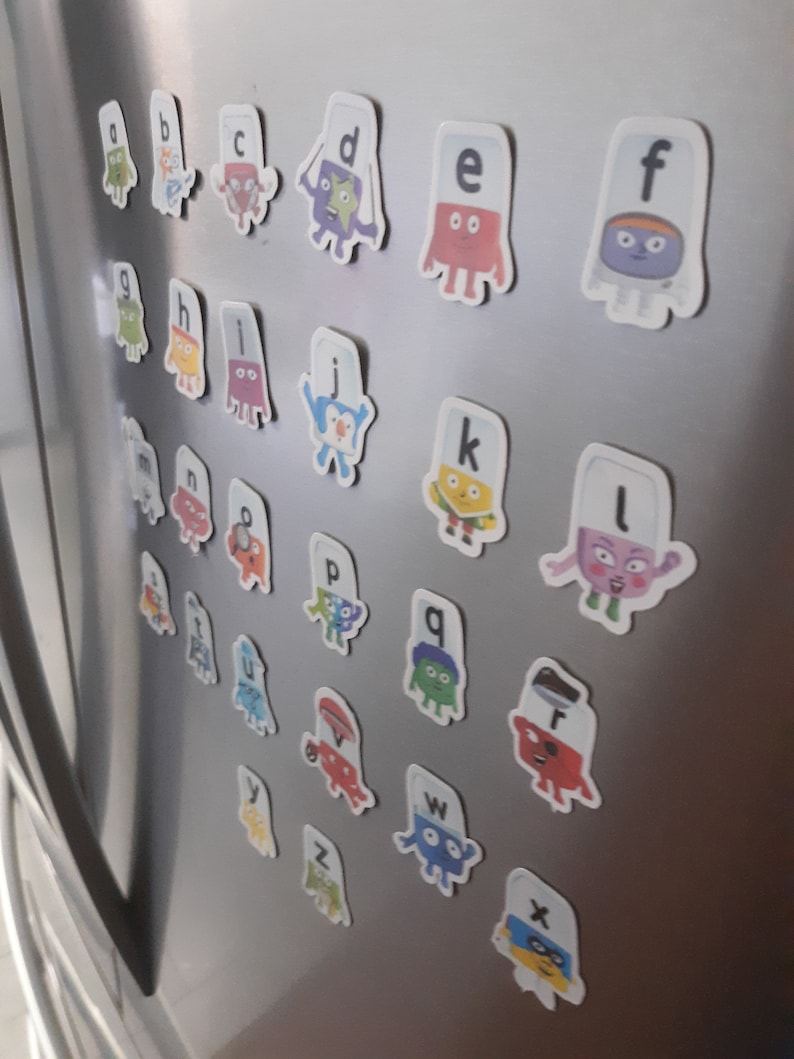 Alphablocks A-Z Magnets - Etsy