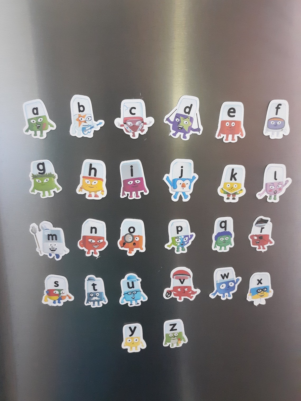 Alphablocks A-Z Magnets - Etsy