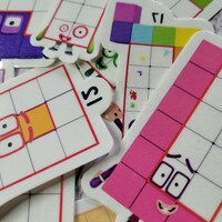 Numberblocks Face Stickers (11-20) for 2cm Mathlinkcube/blocks- A4 ...