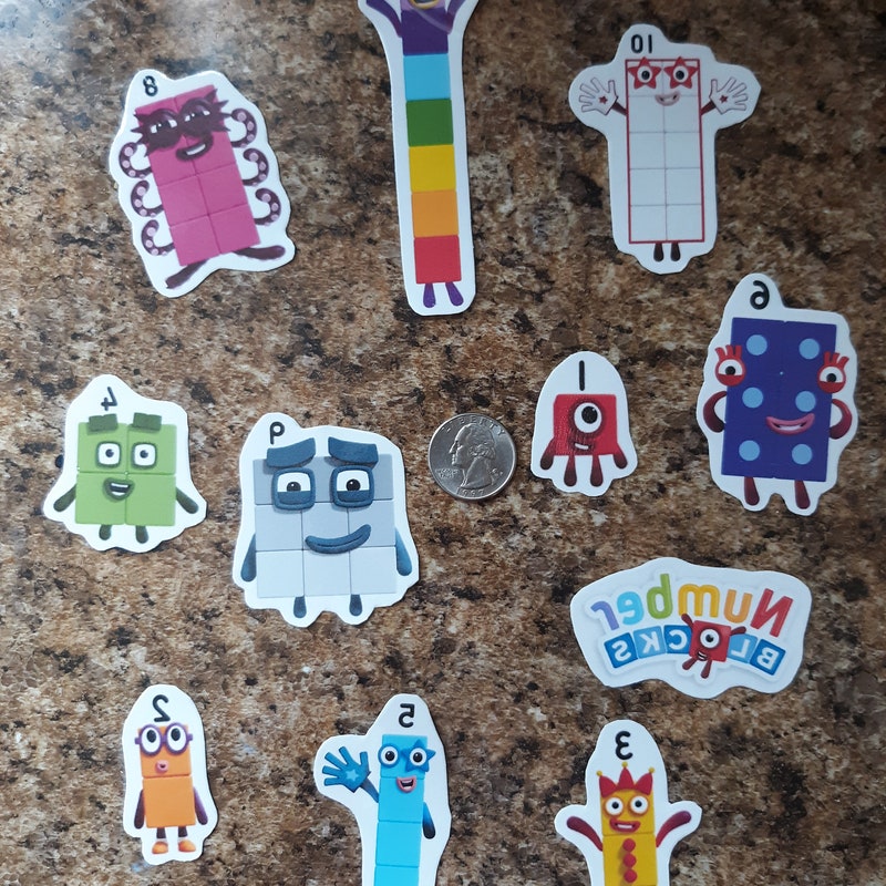 Numberblocks Stickers - Etsy