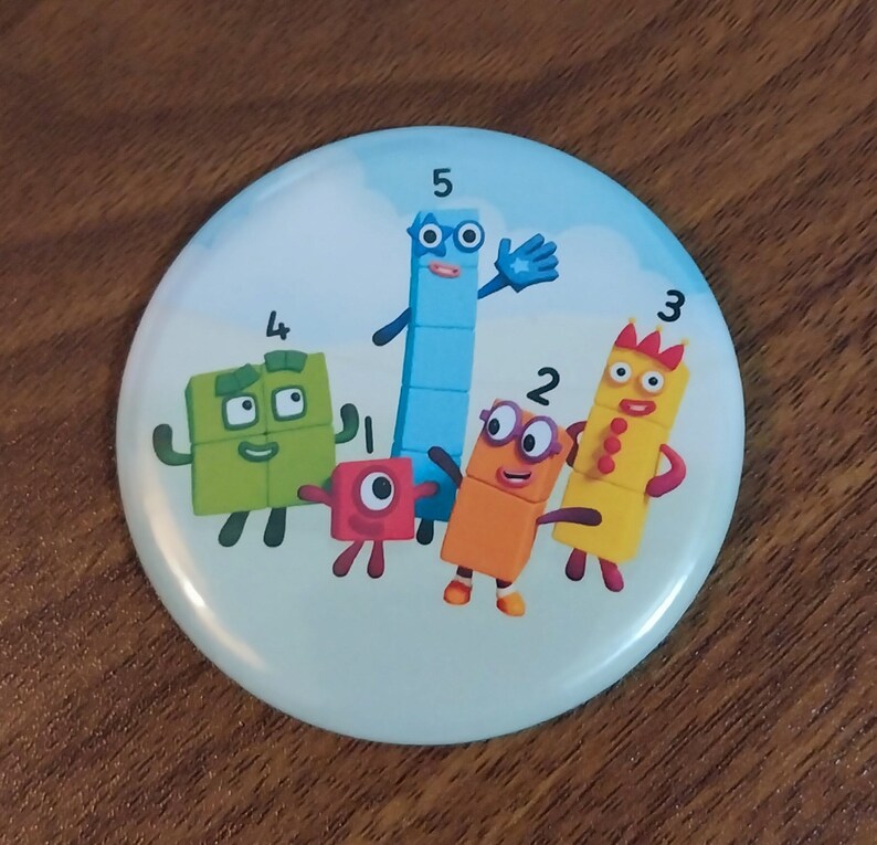 Numberblocks 1-5 Design Magnet - Etsy