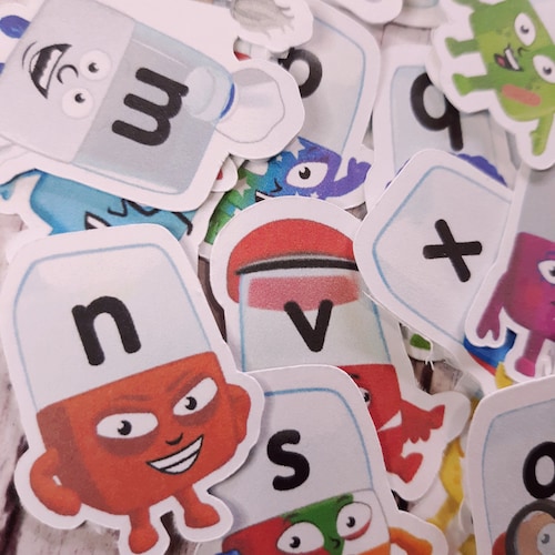 Alphablocks A-Z Stickers - Etsy