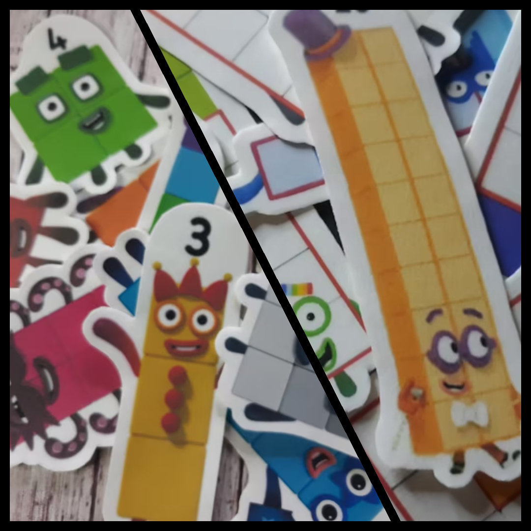 Bundle of 1-100 Numberblocks Stickers - Etsy