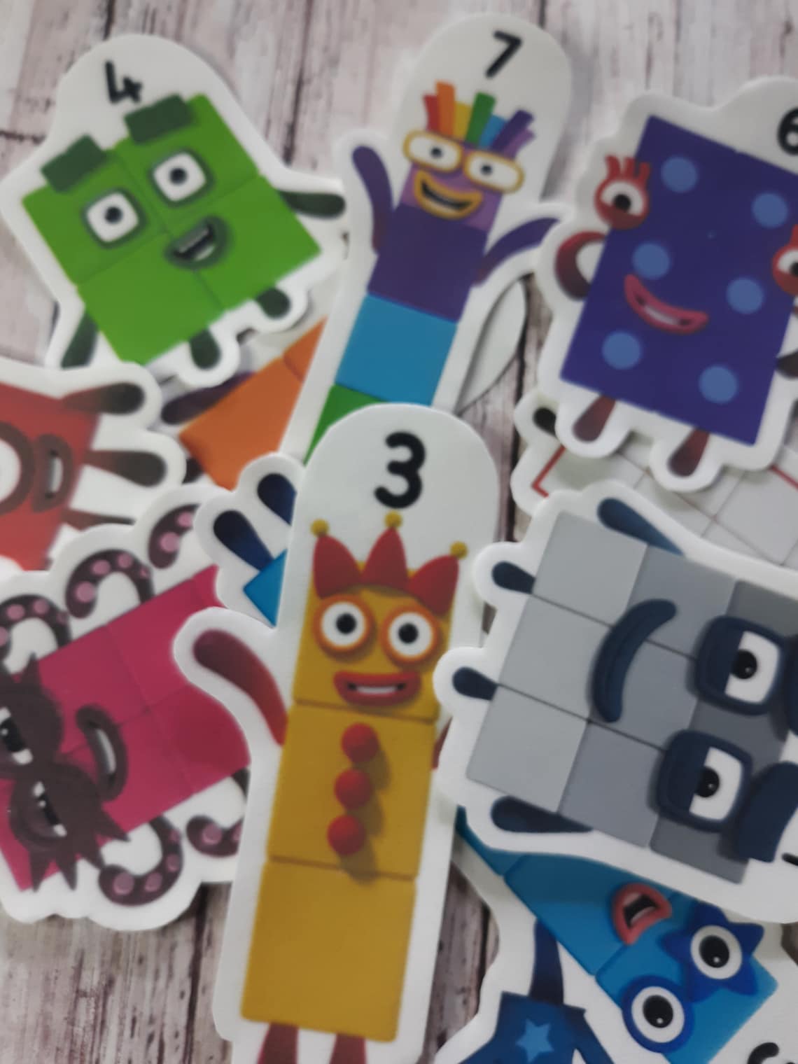 Number Blocks Stickers (1-10) - Etsy