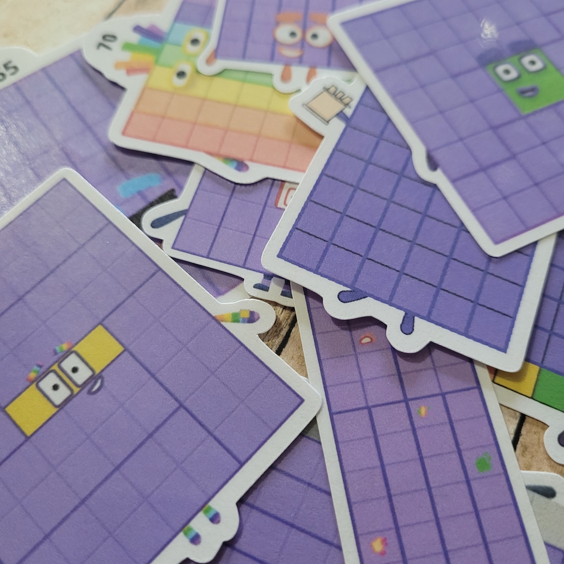 Numberblocks 61-70 Stickers - Etsy