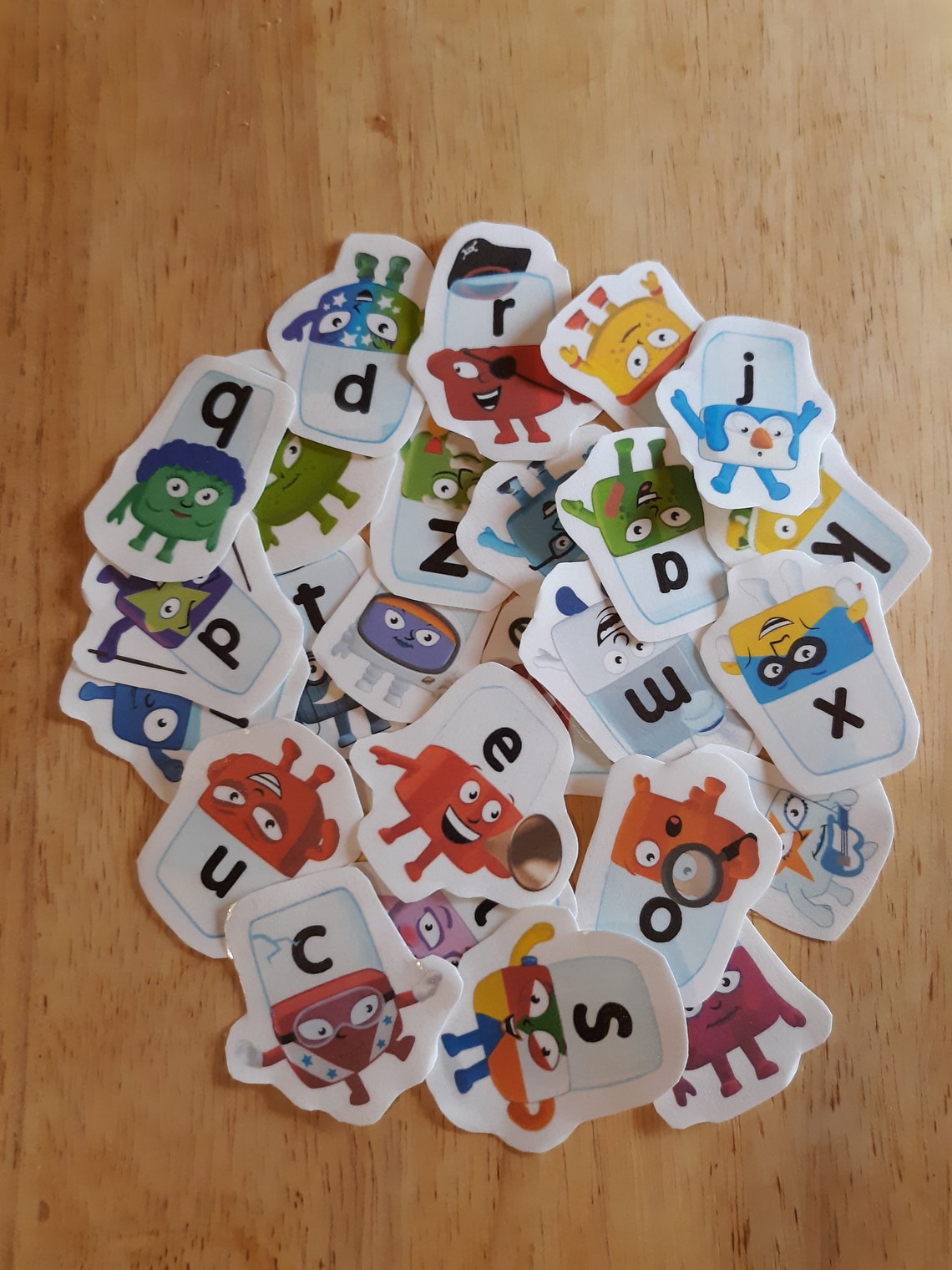 Alphablocks A-Z Stickers - Etsy Canada
