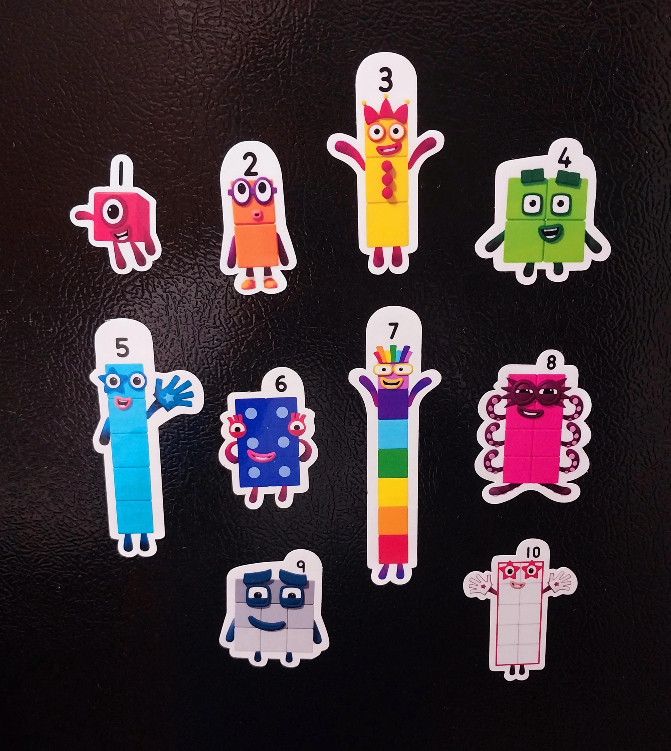 Numberblocks 1-10 Magnets - Etsy