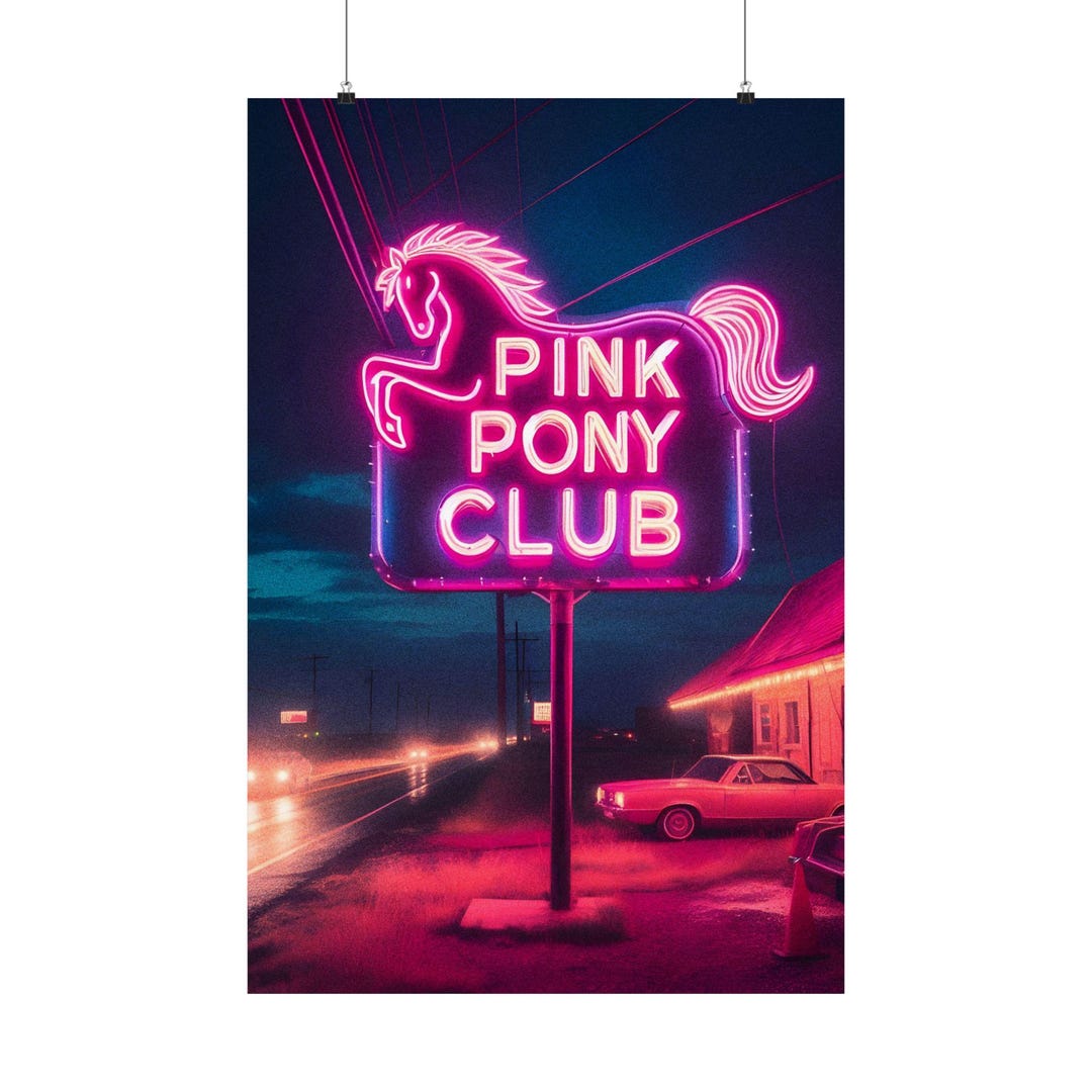 Pink Pony Club Art Print, Chappell, Roan, Wall Art, Film Photo Print ...