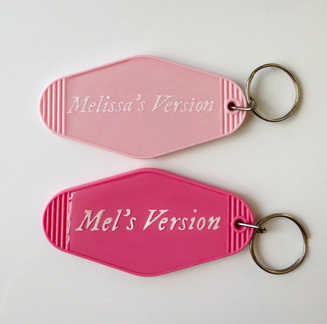Taylors Version Motel Keychain Retro Inspired Keyring - Etsy