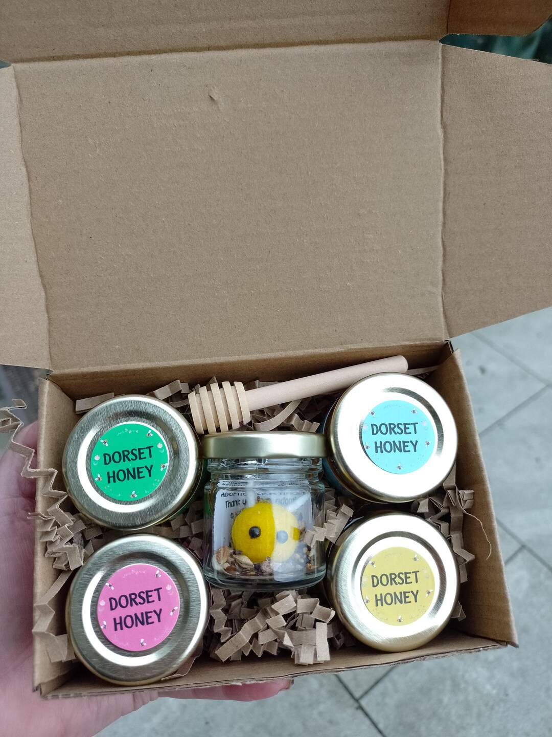 Dorset Honey Sample Box - 4 X 50g Jars of Dorset Honey - Option to ...