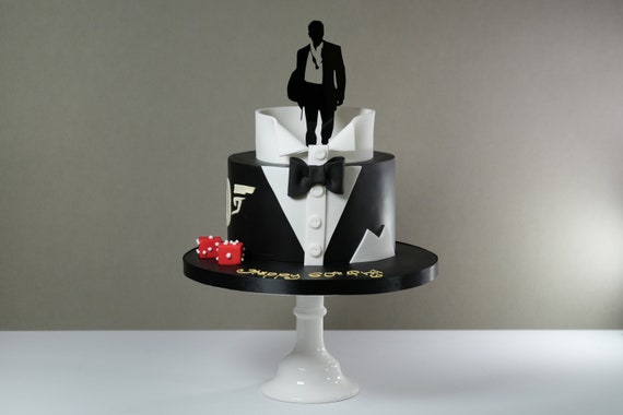 James Bond Birthday Supplies James Bond Happy Birthday 225 A933 Cake