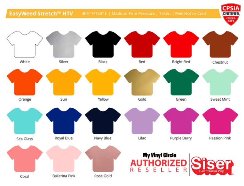 Siser Easyweed Stretch Heat Transfer Vinyl - HTV - 12" X 15" Sheet ...