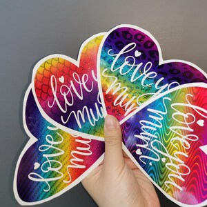 Adhesive Craft Vinyl - Holographic Rainbow Gradient Metallic Glitter ...