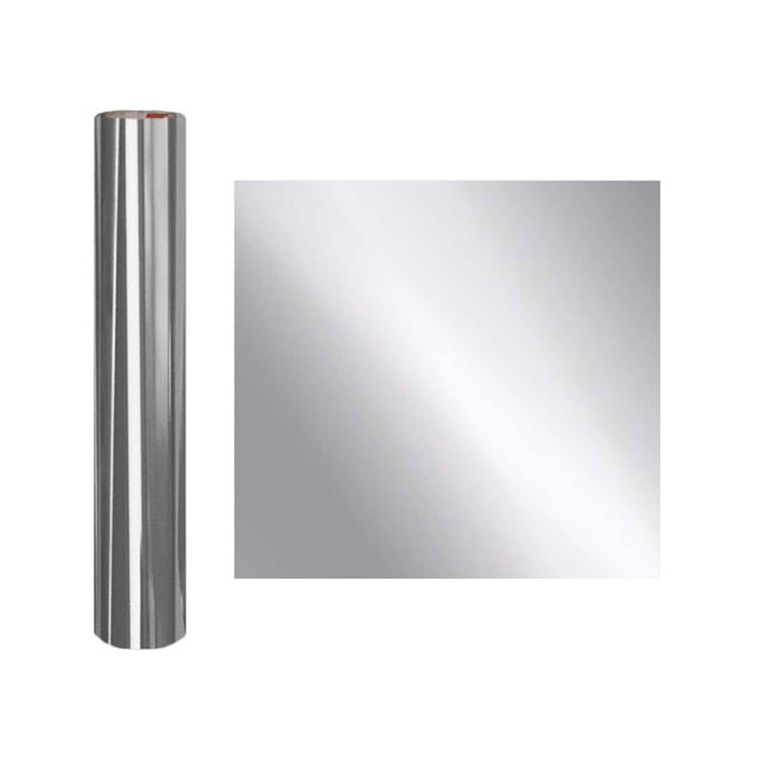 Glossy Silver Chrome Mirror Vinyl Roll or Sheets - Permanent ...