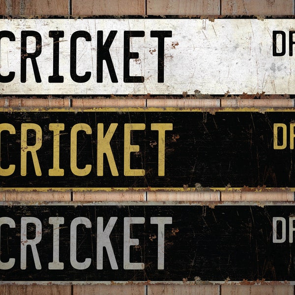 Cricket Sign - Etsy