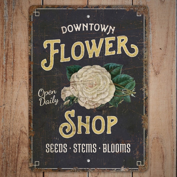 Flower Shop Signs - Etsy
