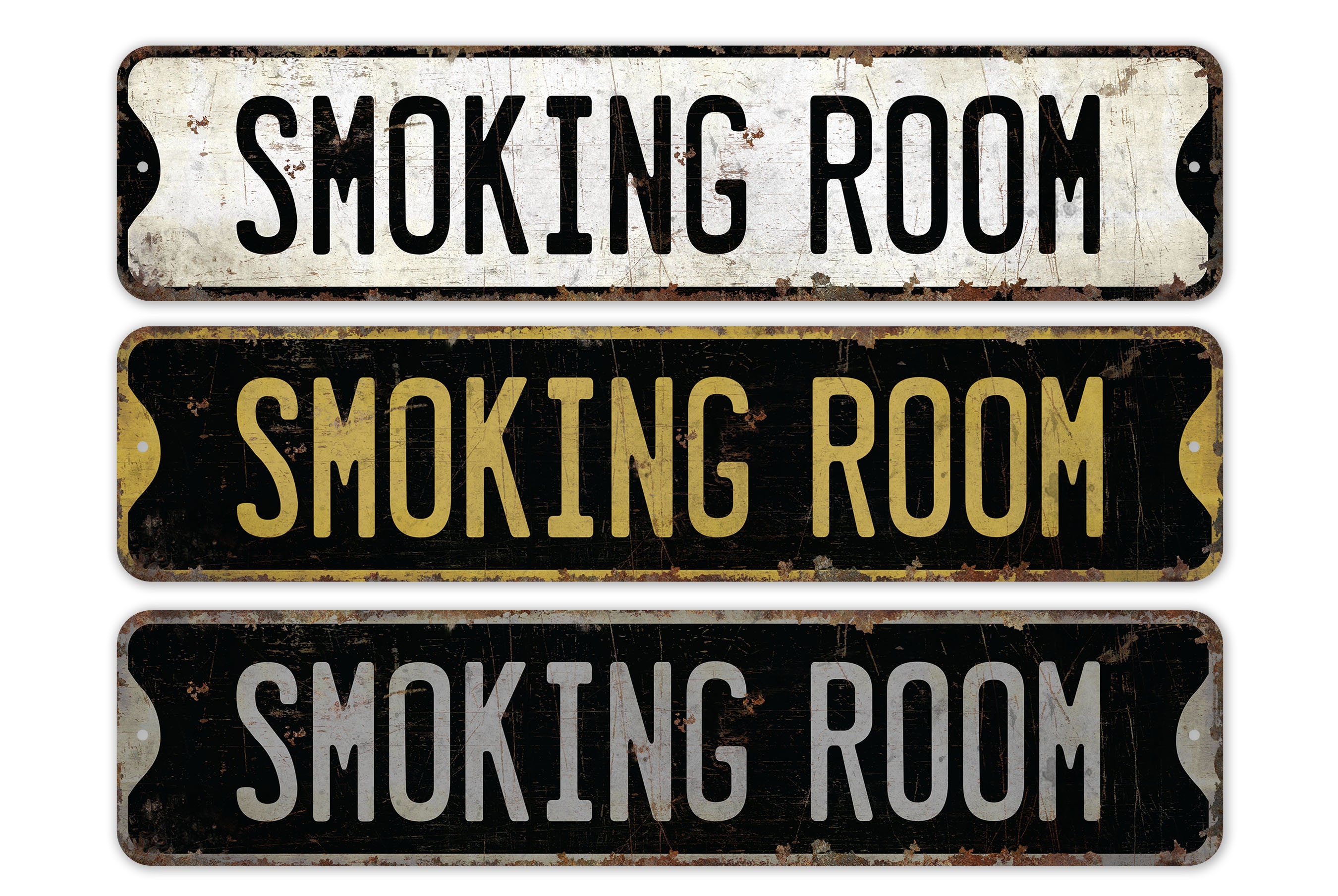 Smoking-room Smoking Room Sign Vintage Style Sign - Etsy