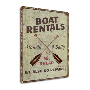 Boat Rentals Sign - Boat Rentals - Boat Rentals Decor - Boat Rentals ...