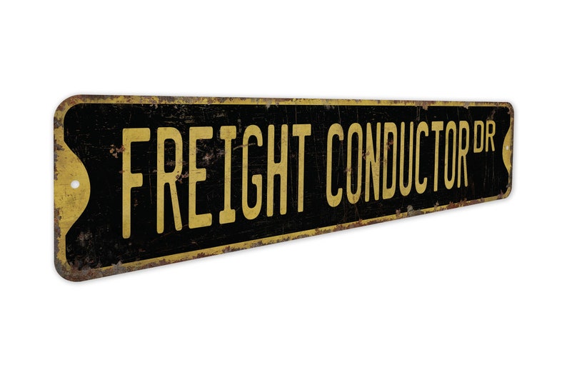 Freight Conductor - Freight Conductor Sign - Freight Conductor Decor ...