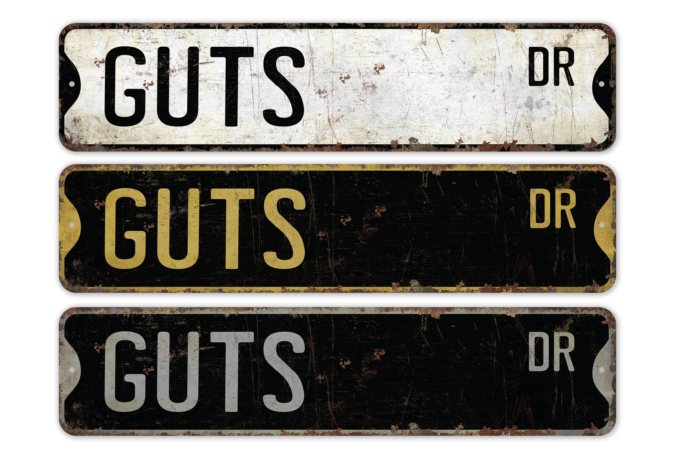 Guts Sign Guts Decor Custom Guts Custom Style Sign - Etsy