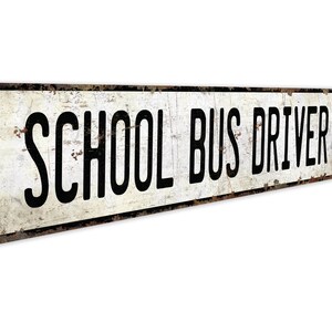 School Bus Driver - School Bus Driver Sign - School Bus Driver Decor ...