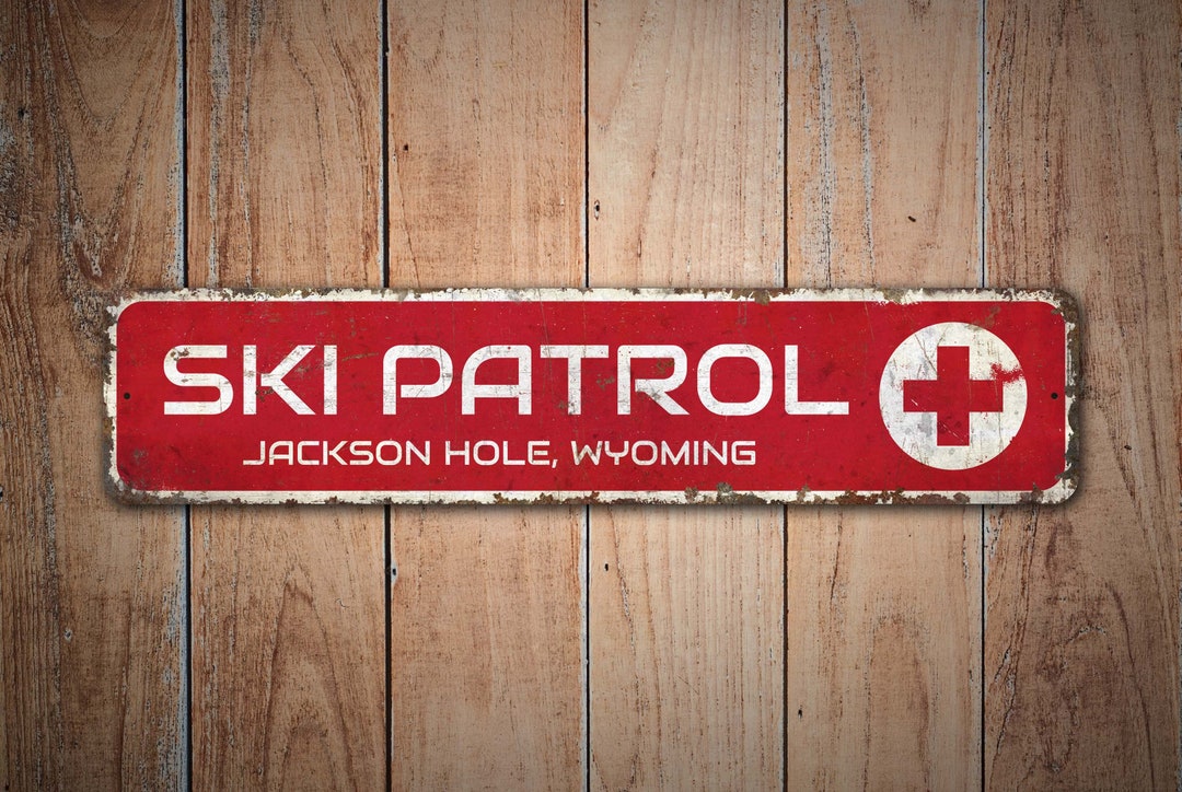 Ski Patrol - Ski Patrol Sign - Ski Patrol Decor - Custom Ski Patrol ...