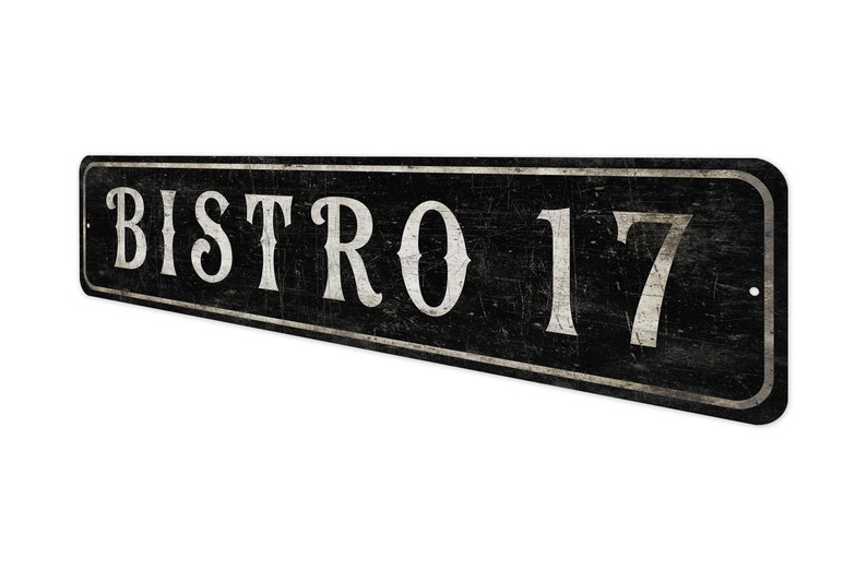 Custom Bistro Sign Bistro Cafe Sign Vintage Style Sign | Etsy
