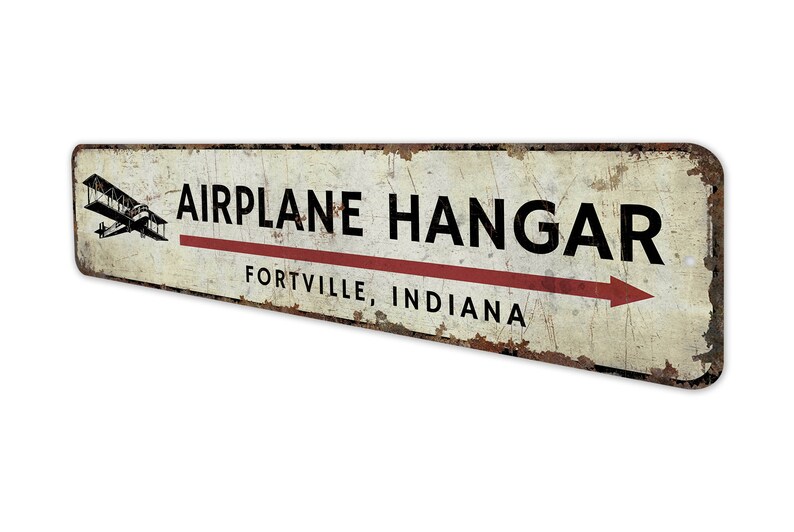 Airplane Hangar Sign - Airplane Hangar Decor - Airplane Hangar - Hangar ...